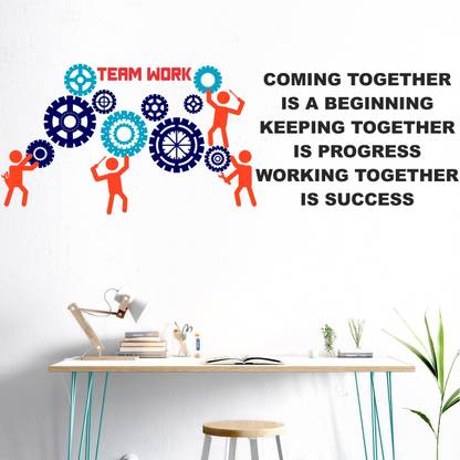 StickMe 160 cm Teamwork - Office - Inspirational - Motivational ...
