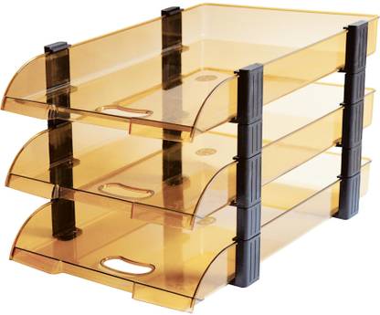 Flipkart.com | OMEGA 1758/U3 Unbreakable Executive File Tray (Set of 3 ...