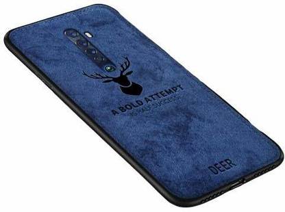 MOBILOVE Back Cover for Oppo Reno 2Z | Deer Pattern Cloth Texture ...