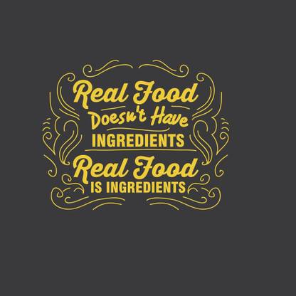 real food|Motivational Poster|Inspirational Poster|Gym poster Paper ...