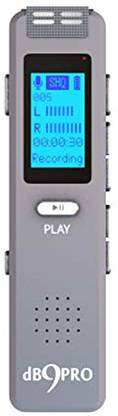 dB9PRO Digital Voice Recorder 8 GB Voice Recorder - dB9PRO : Flipkart.com