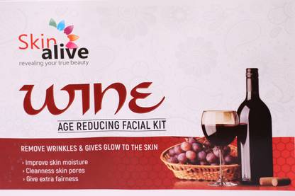 Skin Alive WINE Age Reducing Facial Kit - Price in India, Buy Skin ...