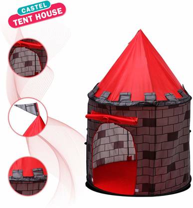 Archana Novelty Kids Foldable and Portable Castle Play Tent House, for ...