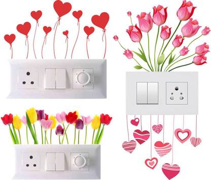 Decals Creation 35 cm Switch Sticker Switch Board Sticker Wall Sticker ...