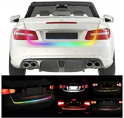 Auto Mac Universal Car Rear Tail Lights Dicky Light Streamer Brake Turn ...