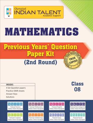 Indian Talent Olympiad Previous Year Mathematics Question Papers Class ...