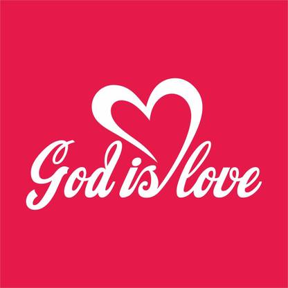 god is love pink god posters christian religious jesus poster(no need ...