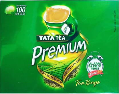 Tata PREMIUM 100 TEA BAGS BOX Black Tea Bags Box Price in India - Buy ...