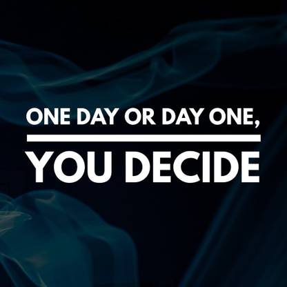 KD one day or day one Sticker Poster|Motivational poster|Inspirational ...