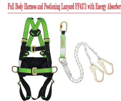 Freefall Full Body Harness with PP Postion Lanyard ( Shock Absorber ...