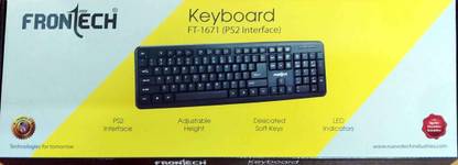 Frontech PS2 Keyboard ( FT-1671 ) PS2 Standard Desktop Keyboard ...