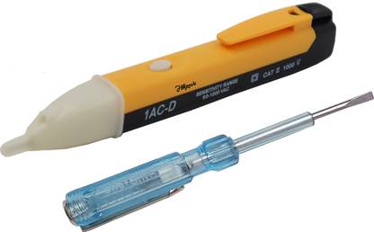 Hillgrove Electrical Line Tester + Non Contact Voltage Detector/Tester ...