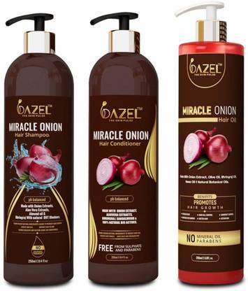 Dazel - The Skin Pulse The skin pulse Miracle Onion Ultimate Hair Care Kit (Shampoo + Hair ...