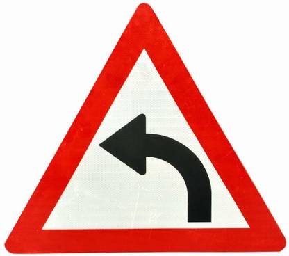 Ladwa Left Hand Curve Emergency Sign Price in India - Buy Ladwa Left ...