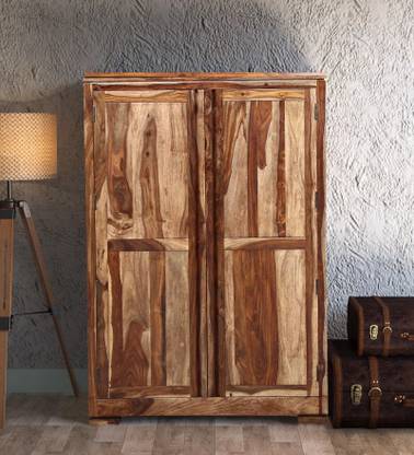 Versatile Solid Wood 2 Door Wardrobe Price in India - Buy Versatile ...