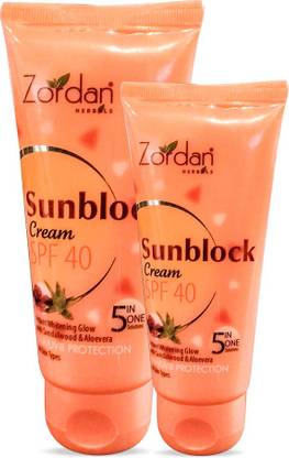Zordan Herbals Sunscreen - SPF SPF 40 PA++++ Sunblock - Price in India ...