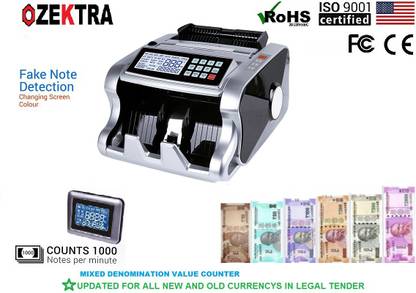 ZEKTRA ZK1122 Mix Note/Value Counting Machine for 10, 20, 50, 100, 200 ...
