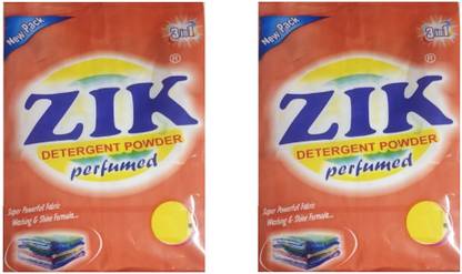 Zik Detergent Powder 60 gm ( Pack Of 2 ) Detergent Powder Price in ...
