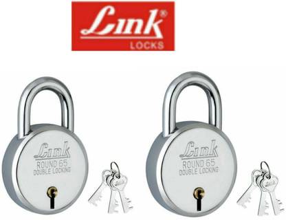 Link Round 65 Bcp Double Locking Pack Of 2 Multipurpose Use Padlock ...