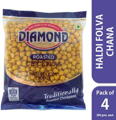 DIAMOND Roasted Haldi Folva Chana (Chickpeas), 200 gms each Price in ...