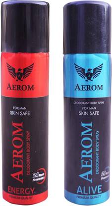 AEROM Energy and Alive Deodorant Deodorant Spray - For Men - Price in ...
