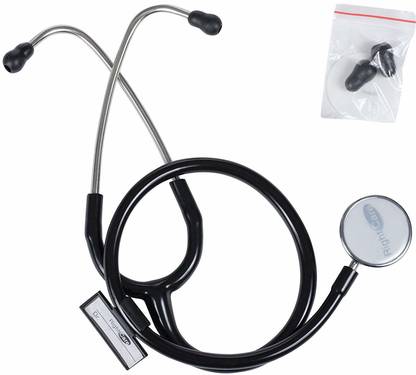 RightCare Double Sided Doctor Aluminum Stethoscope (Black) Double Sided ...