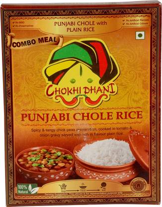 Chokhi Dhani Foods Punjabi Chole Rice Combo 385 gm 385 g Price in India ...