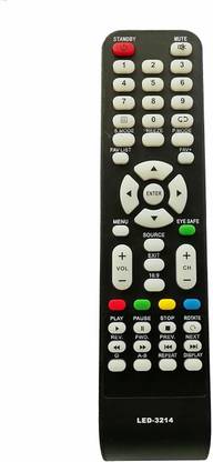 LipiWorld LED-3214 LCD LED TV Remote Control Compatible INTEX Remote ...