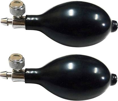 RightCare Blood Pressure Bulb with Metal Valve (Black) Pack of 2 BP ...