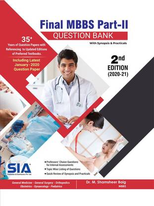 Final MBBS Part-II Question Bank With Synopsis And Practicals (General ...
