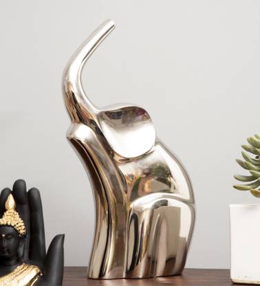 CASA DECOR Silver Jumbo Metal Showpiece For Home Decoration Artifacts ...