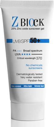 Z-Block Sunscreen - SPF 50 PA+ Sun screen - Price in India, Buy Z-Block ...