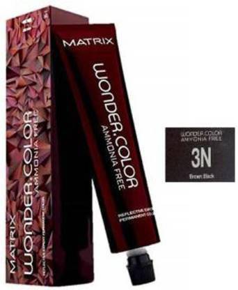 MATRIX Wonder Color Ammonia Free Hair Color 3N ( Brown Black) , Brown ...