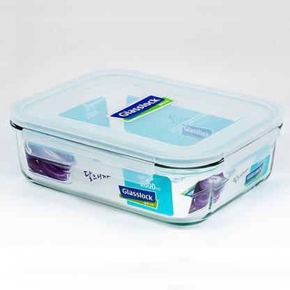 Glasslock Glass Fridge Container - 2000 ml Price in India - Buy ...