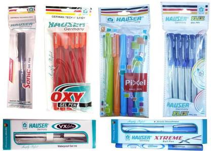HAUSER 10 HAUSER GERMANY FLIX BALL PEN+10 HAUSER GERMANY PIXEL BALL ...