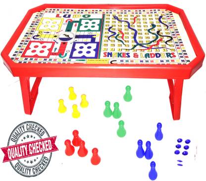 DOZZER Classic Kids Table for Ludo,Snakes and Ladders Printed Foldable ...