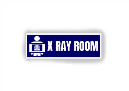 signEver X Ray Room Sign Stickers For Hospital Pharmacy Medical College ...
