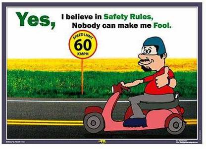 Mr. SAFE Yes, I Believe In Safety Rules, Nobody Can Make Me Fool In ...