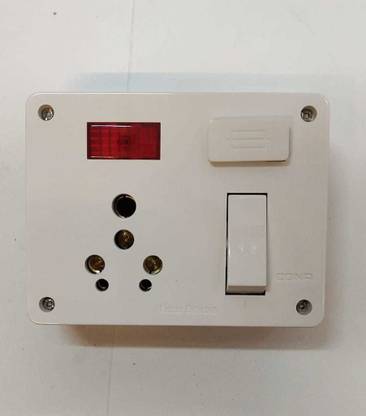 Cona Smyle 5 in 1 6/16A combined box 20 A Four Way Electrical Switch ...