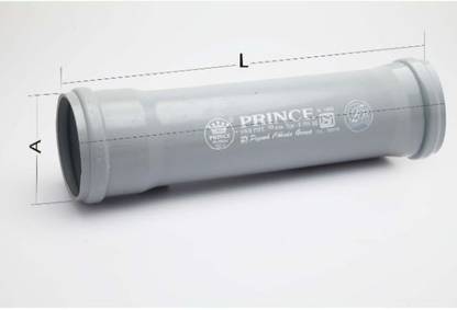 PRINCE SWR Double Socket Connector - Pipe Fiting, Size : 75 x 4mm 2-Way ...