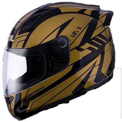 SOL SL-68SII Assault-Black Gold Full Face Helmet Motorbike Helmet - Buy ...
