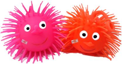 MAJESTIC BASKET Smiley Ferhat / Puffer Bouncy Ball with Flashing Light ...