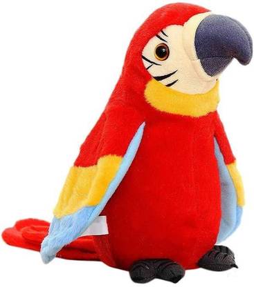 FunBlast Talking Parrot Soft Toy for Kids Cute Talk Back Parrot Plush ...