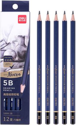 Deli Arte Nuevo WS9995B Artist Range Fine-Art Drawing & Sketching, 5B ...