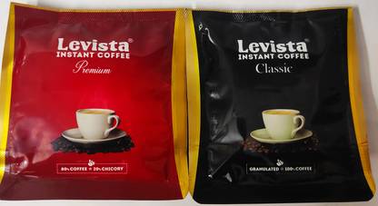 Levista Instant Coffee Premium + Classic (2x50G) Instant Coffee Price in India - Buy Levista ...