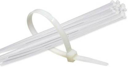 paruma (150mm/3.6mm) Cable Tie Tag Cord Management 6 inches (White Pack ...