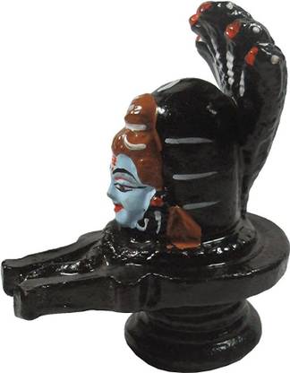 salvusappsolutions Handmade Marble Dust Lord Shiv Pindi/Shivling with ...