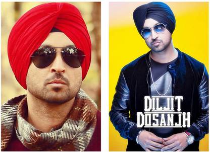 Punjabi Singer Diljit Dosanjh | Wall Decorative|Poster Combo | Poster ...