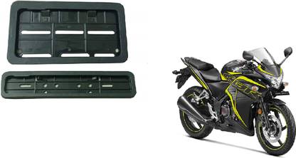 Auto Oprema Bike, Scooty Number Plate Frame Cover Set of Two (Front and ...