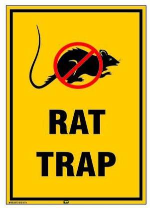 Mr. SAFE Rat Trap In Hard Plastic Laminated A5 (6 inch X 8 inch ...